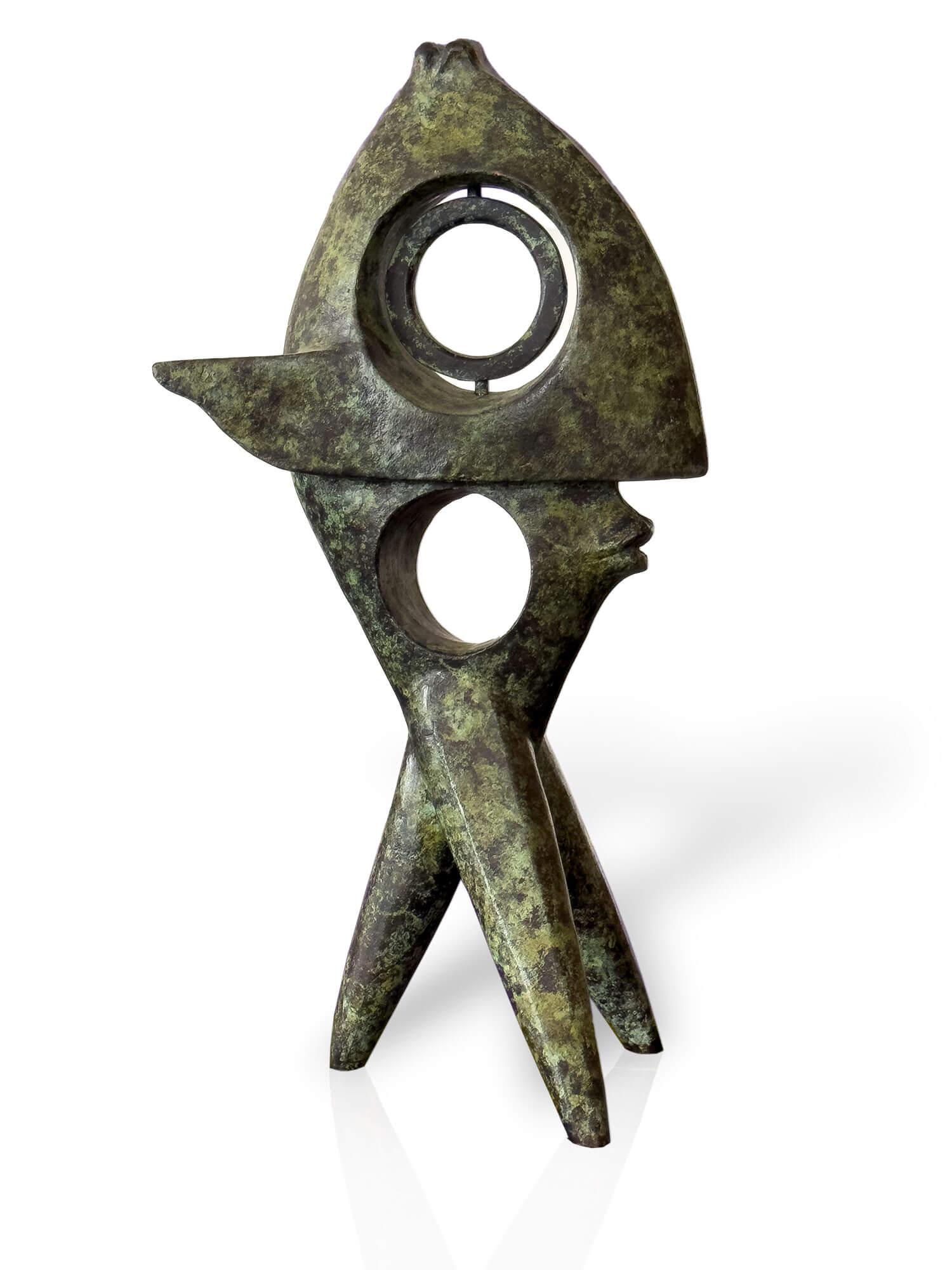 Sculpture Bronze "Homme Poisson" par Arnaud Kasper | Œuvre Numérotée ...